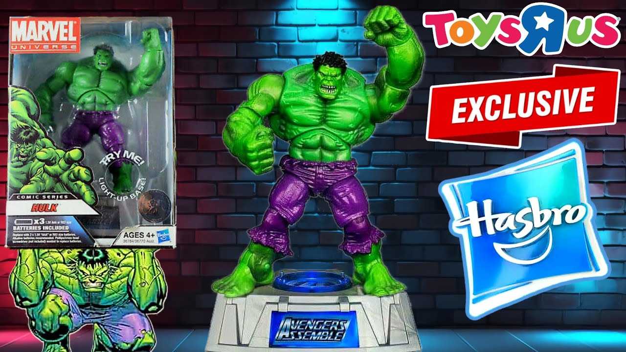 Incredible Hulk (Toys R Us) vs Hulk/Cyclops 2pack Comparison & Review ...