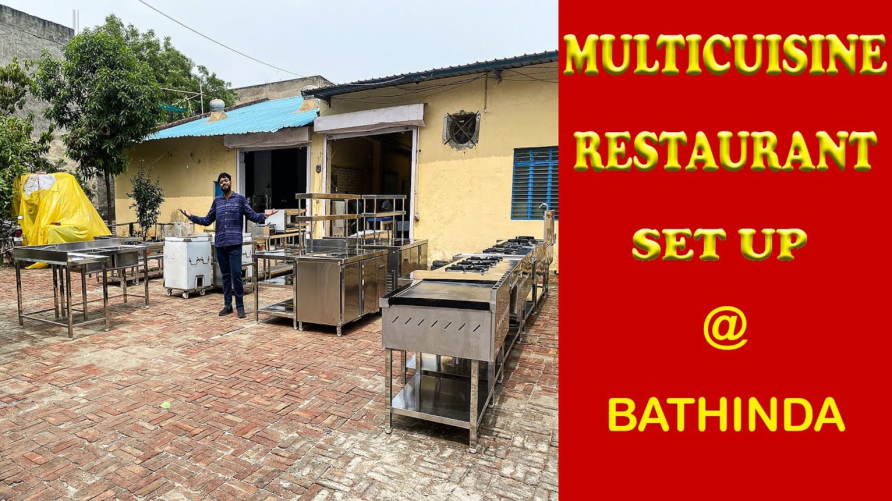 Multicuisine Restaurant Kitchen Setup – Commercial Kitchen Setup - YouTube