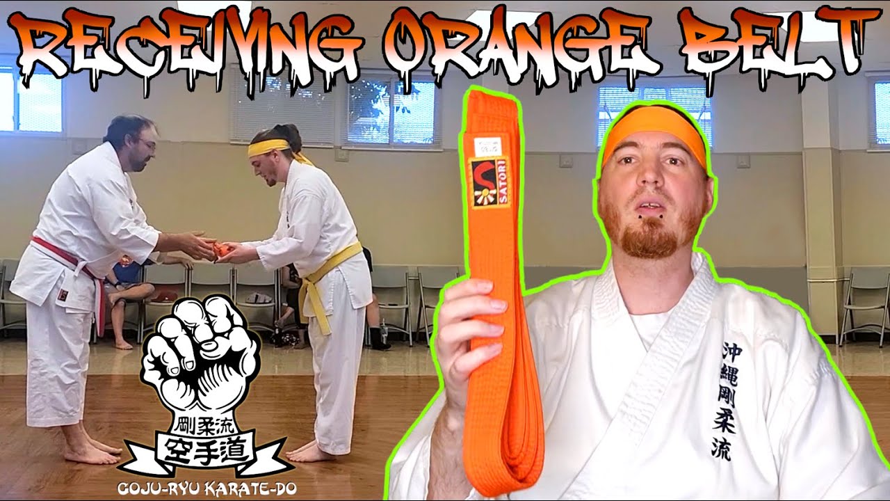 Receiving My Orange Belt In Goju-Ryu Karate | Thoughts & Future Goals ...