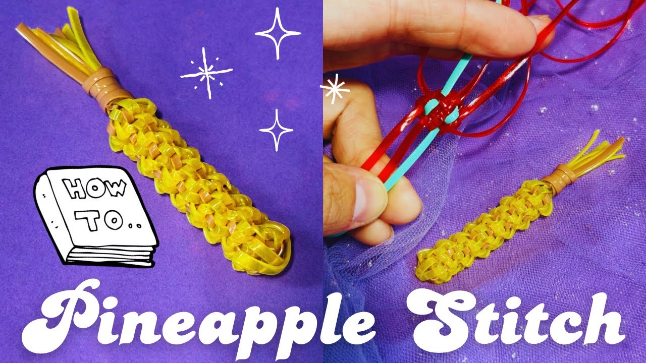 How to Start the Pineapple Stitch for Lanyard, Gimp, Boondoggle ...