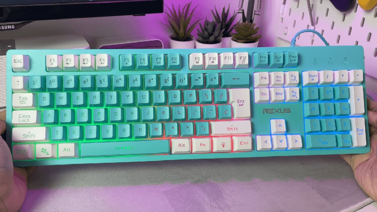 Review Rexus Keyboard Gaming K9E - YouTube