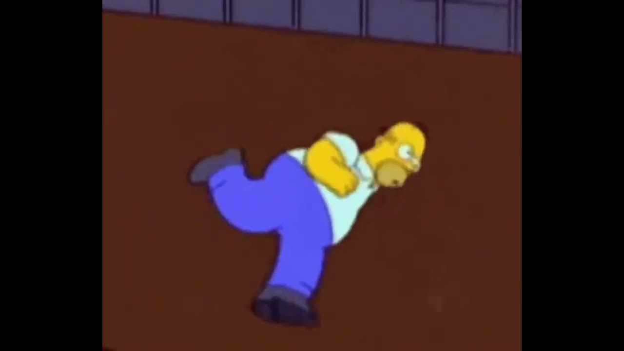 Homer running on the floor - YouTube