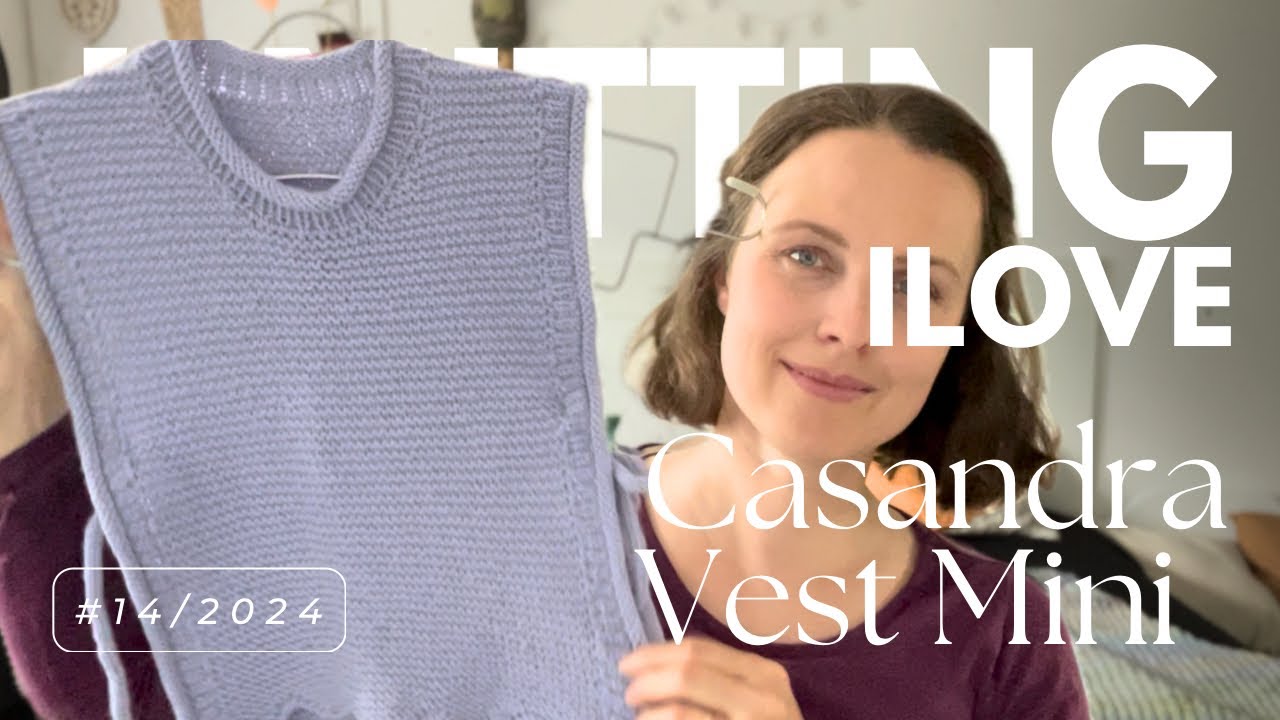 14 // Crossandra Vest Mini (test knit) by Nashwa Sakr // 2024 - YouTube