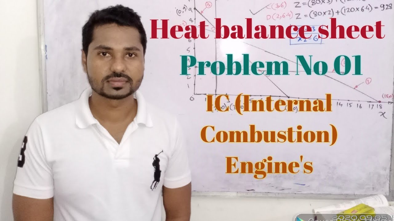 Heat Balance sheet problem's/Problem No 01/Engine testing and ...