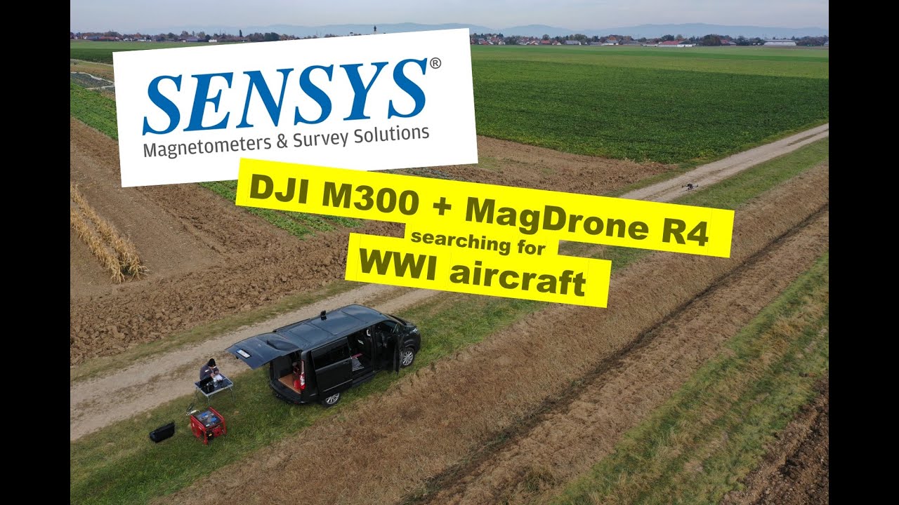 SENSYS - Autonomous flight with DJI M300 searching WWII aircraft - YouTube