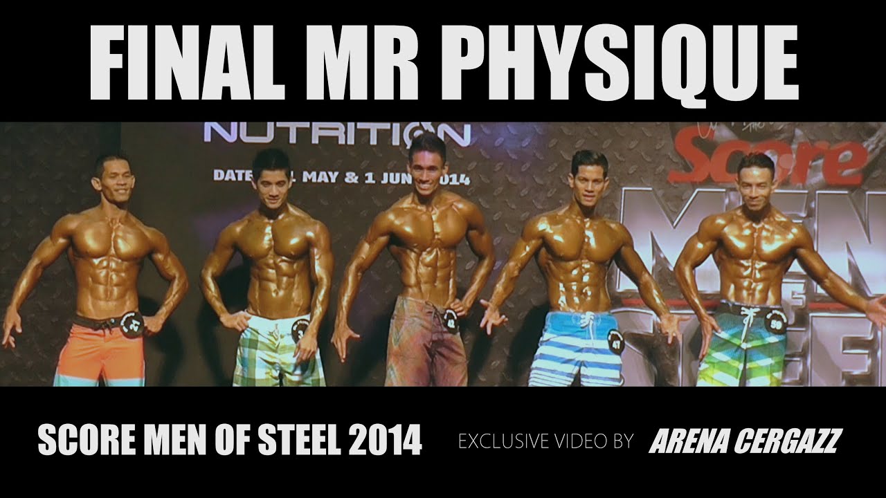 Final Mr Physique Score Men of Steel 2014 - YouTube