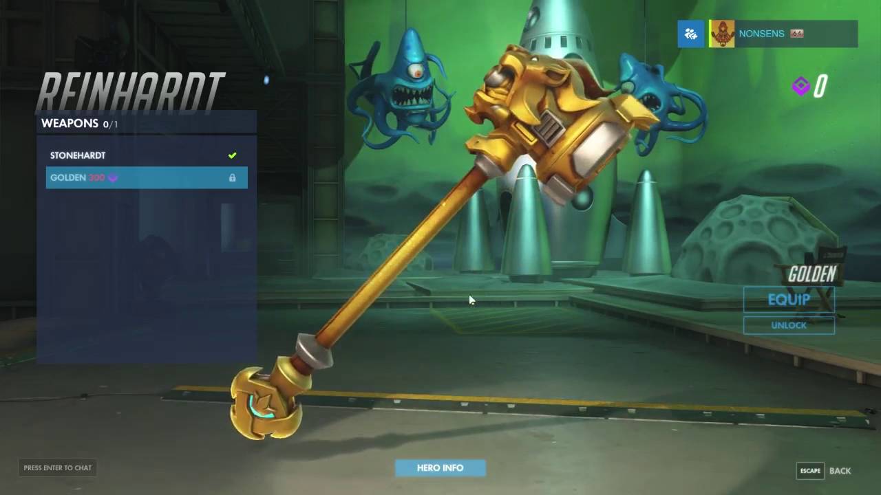 Our legendary golden weapons - Overwatch - YouTube