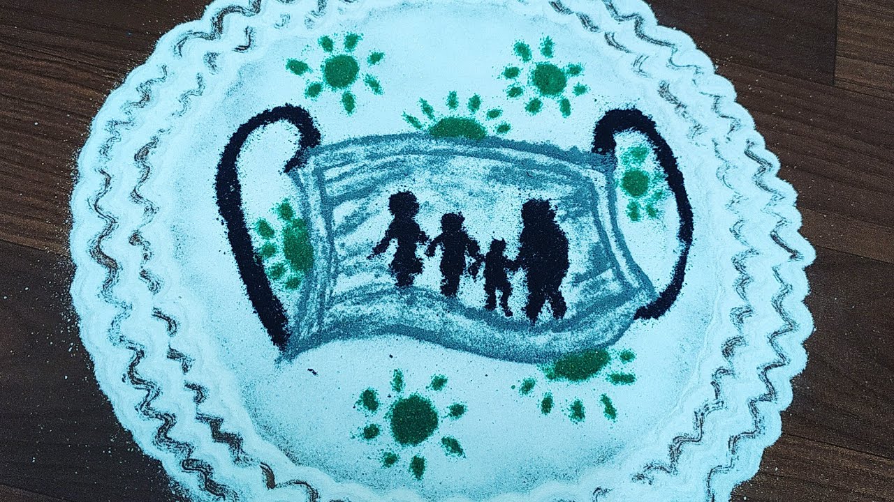 # precautions on corona virus/kolam on covid_19/stay home...stay safe ...