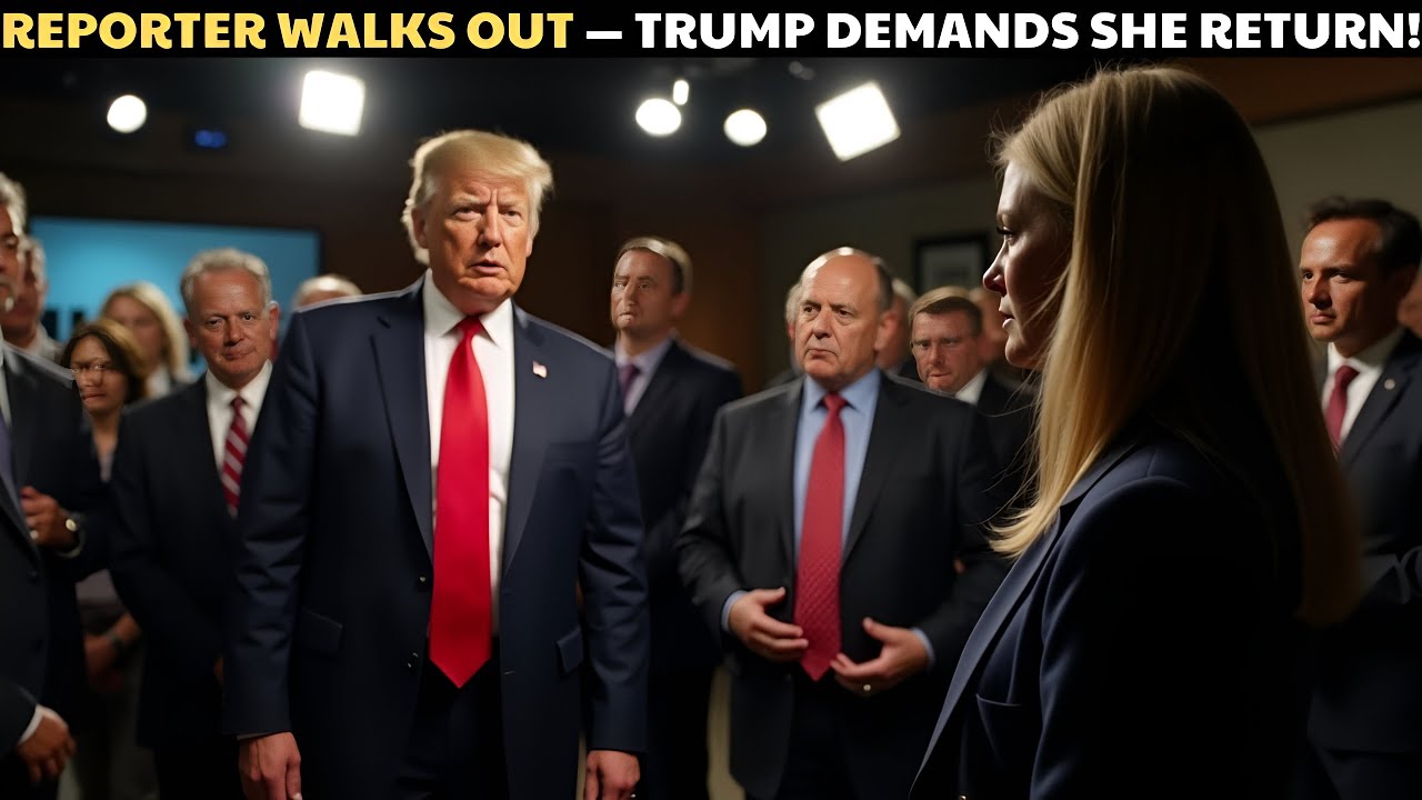 Awkward Moment: Reporter Walks Away, Trump Calls Her Back - YouTube