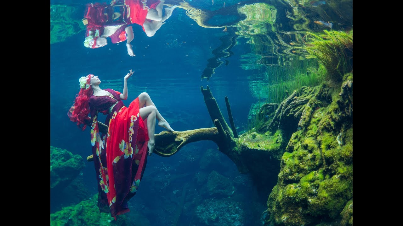 Cenote Diving with a Mexican Mermaid - YouTube