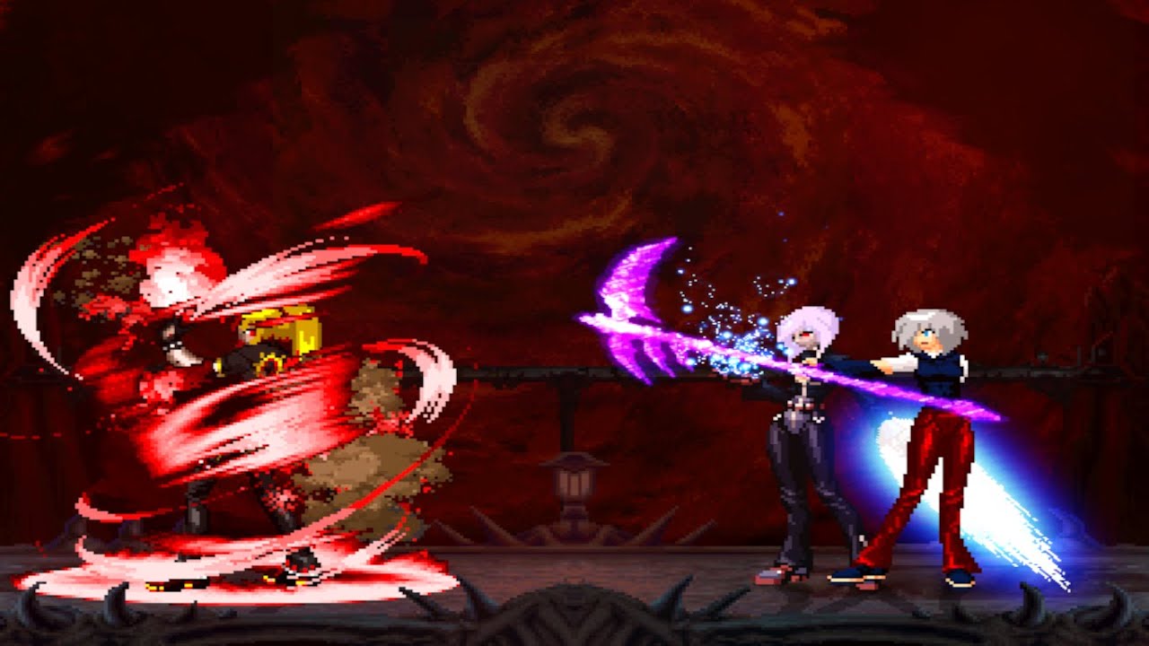 KOF MUGEN Code 002 vs Mio & Rose Mary - YouTube