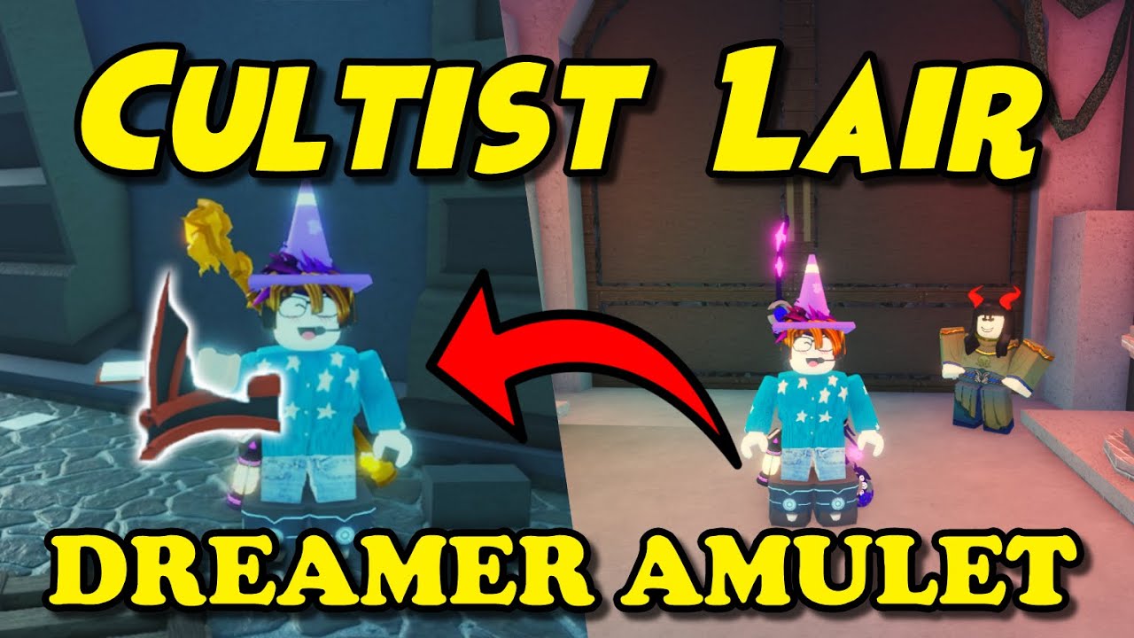 How to Solve Cultist Lair Quests for Dreamer Amulet in Roblox Fisch ...