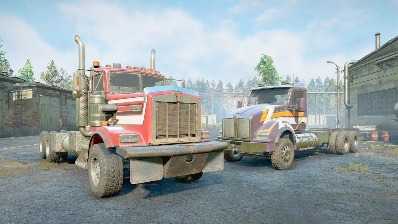 SnowRunner | Nuevo DLC | Kenworth Dual Pack | Revisión Detallada ...