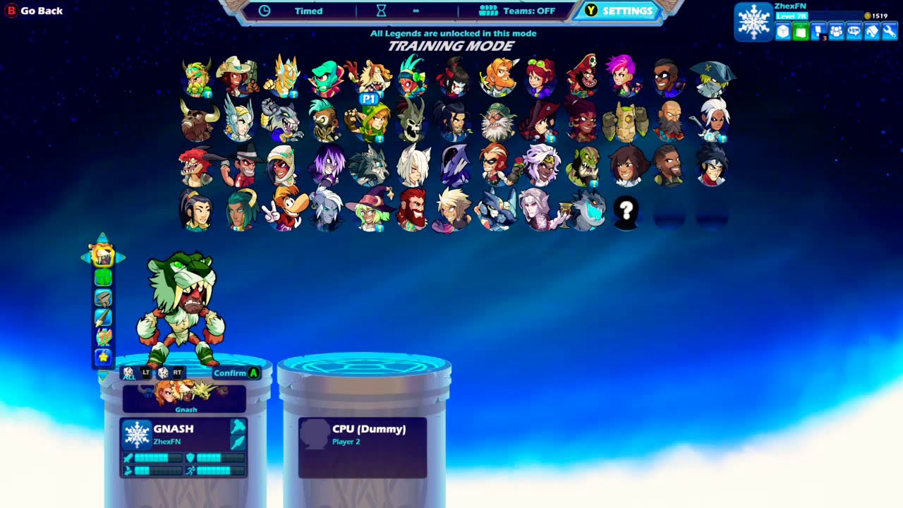 Playing with Gnash! | Brawlhalla 1v1 Experimental - YouTube