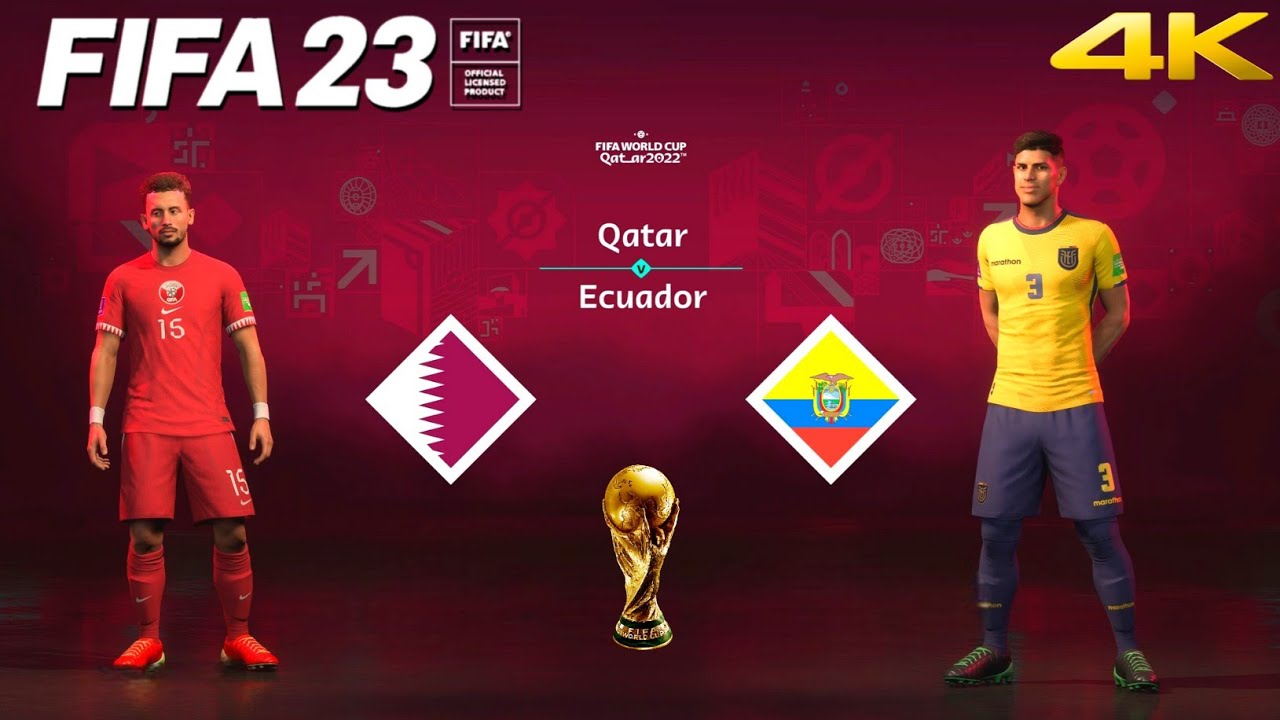 FIFA 23 - Qatar vs. Ecuador - FIFA World Cup Qatar Final | PS5 ...