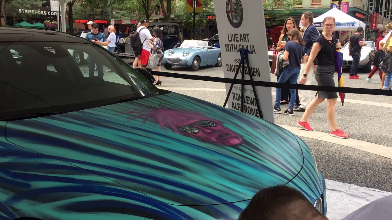 Giulia Art Car Time Lapse - YouTube