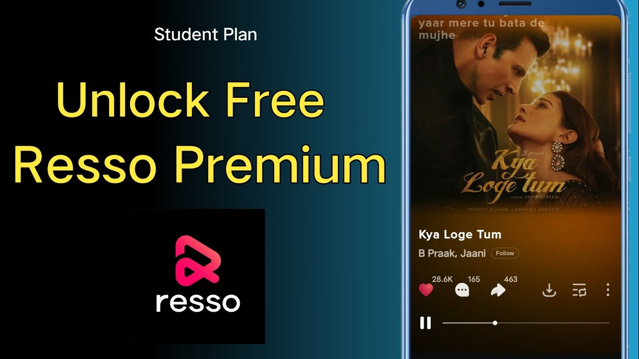 Unlock Free Resso Premium | Oye Pagal - YouTube