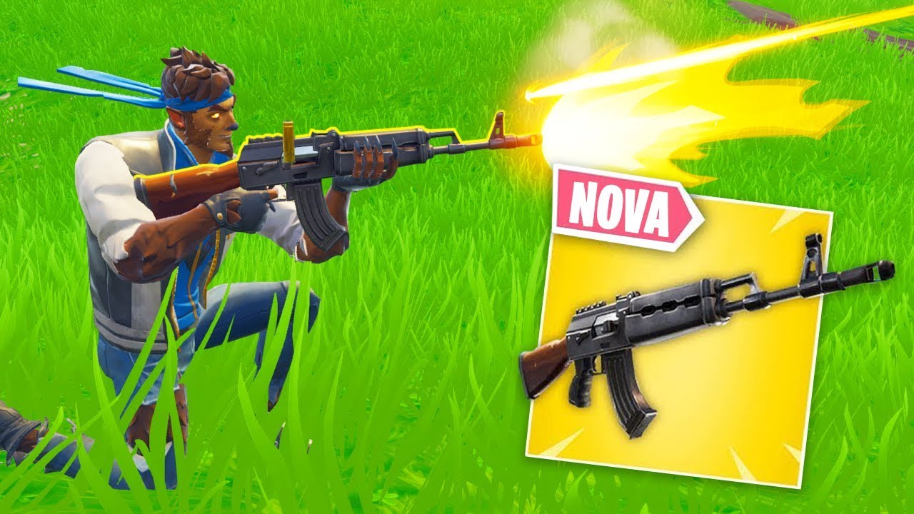 VENCI COM a NOVA ARMA *ak-47* - Fortnite - YouTube