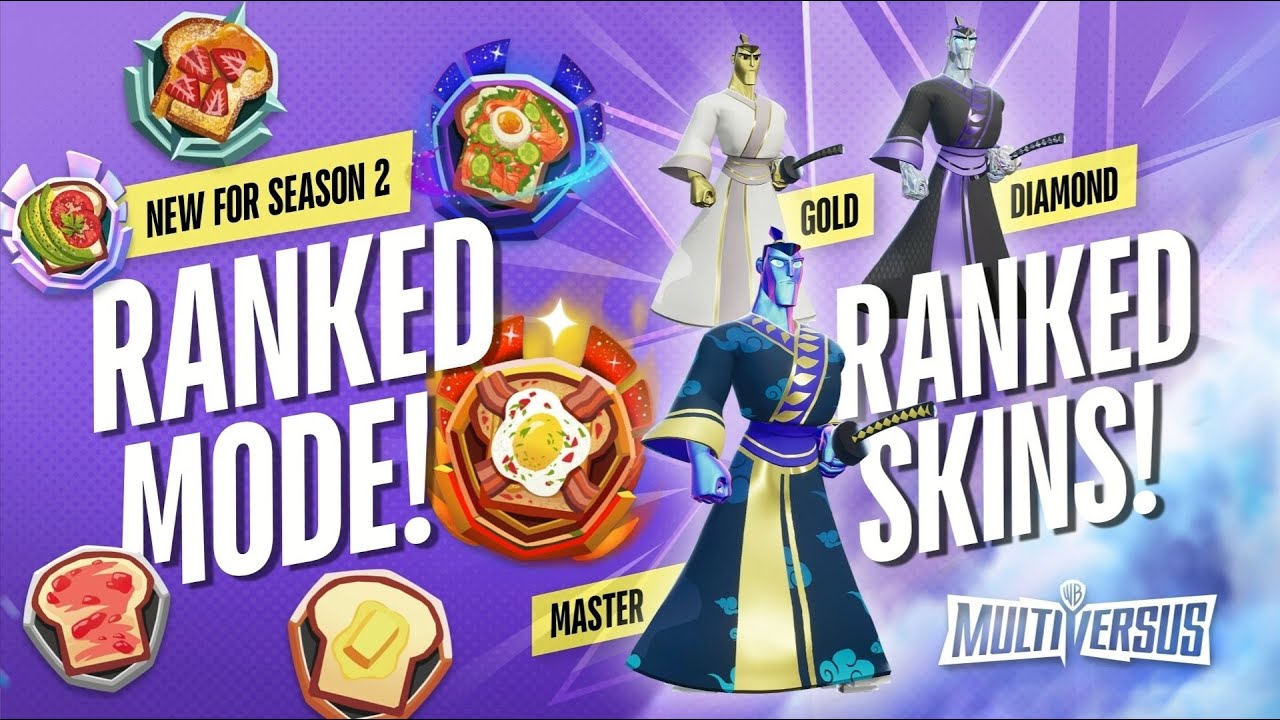 Multiversus Season 2 Rank, Rank Skins, Samurai Jack & Beetlejuice! - YouTube