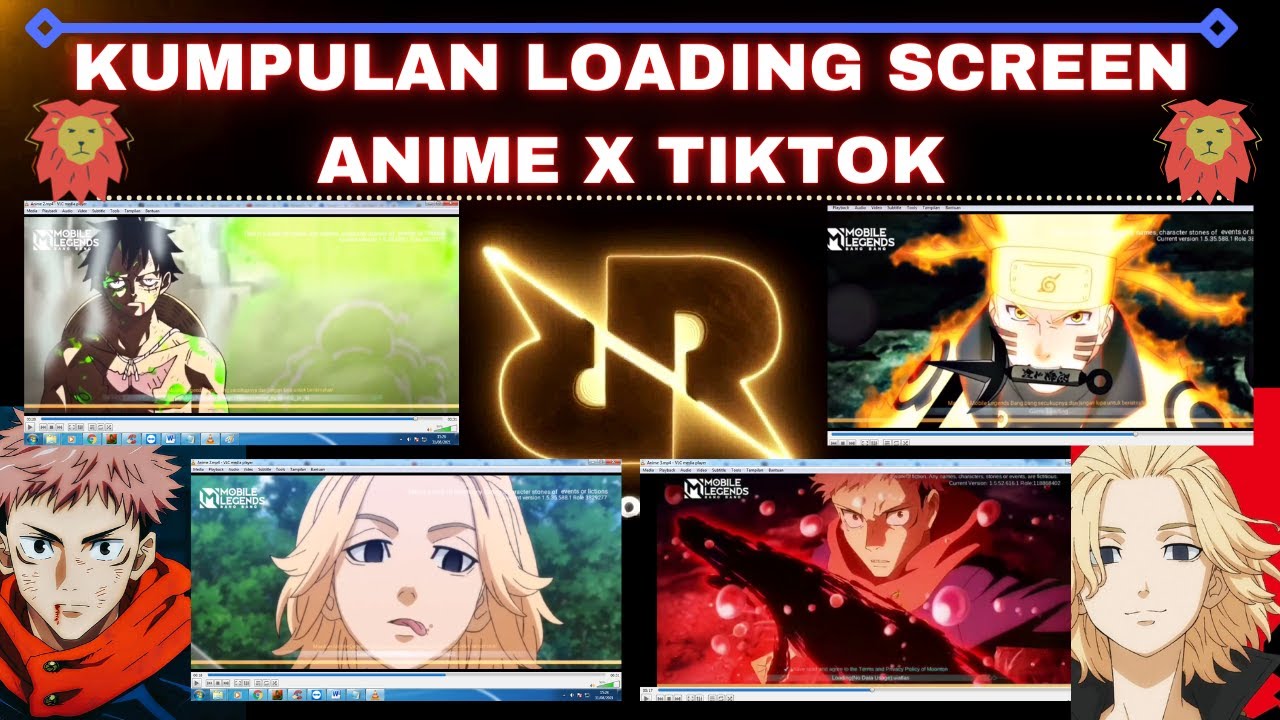 KUMPULAN LOADING SCREEN ANIME X TIKTOK VIRAL FULL DAMAGE - YouTube