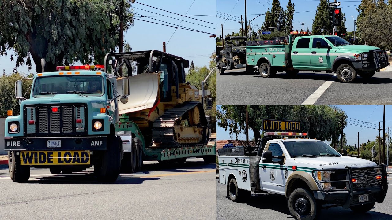 ANF Dozer Tender 10 & STF C14 Responding - YouTube