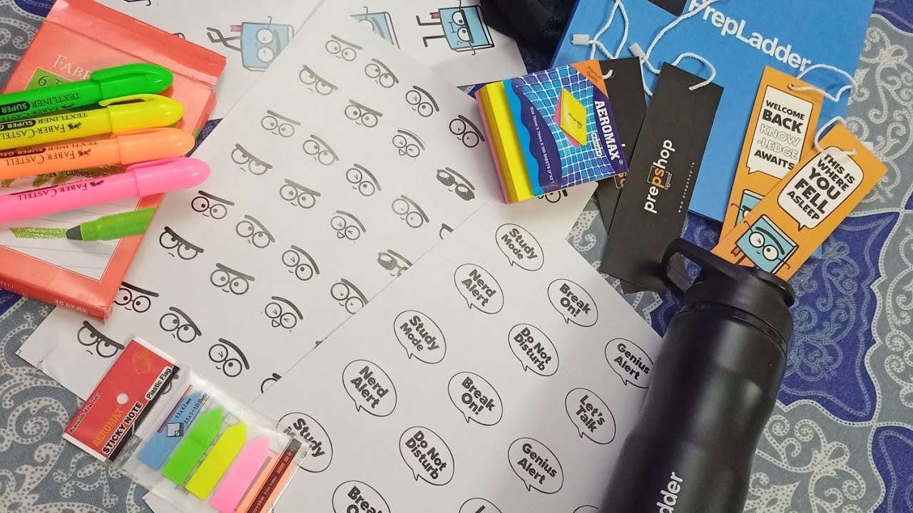 prepladder goodies kit for student ambasador program unboxing - YouTube