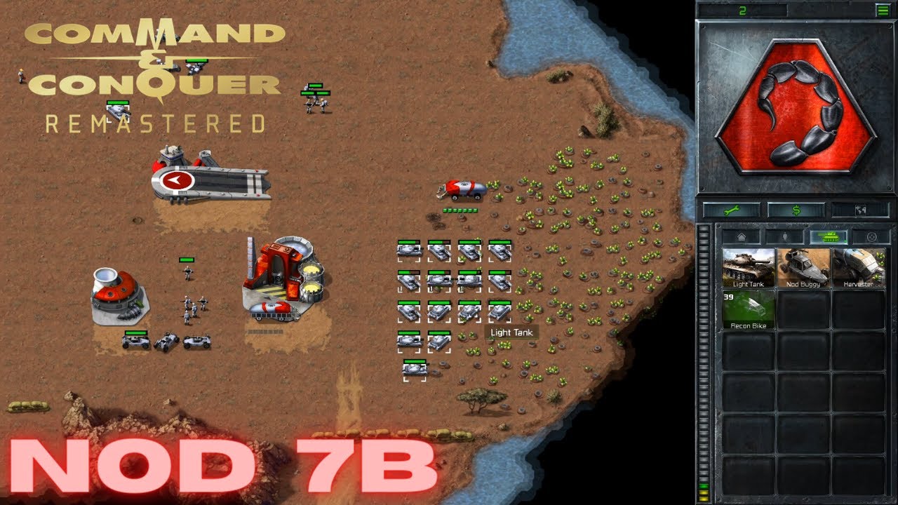 Command & Conquer Remastered - NOD Mission 7B - SICK AND DYING CAMEROON (Hard) - YouTube