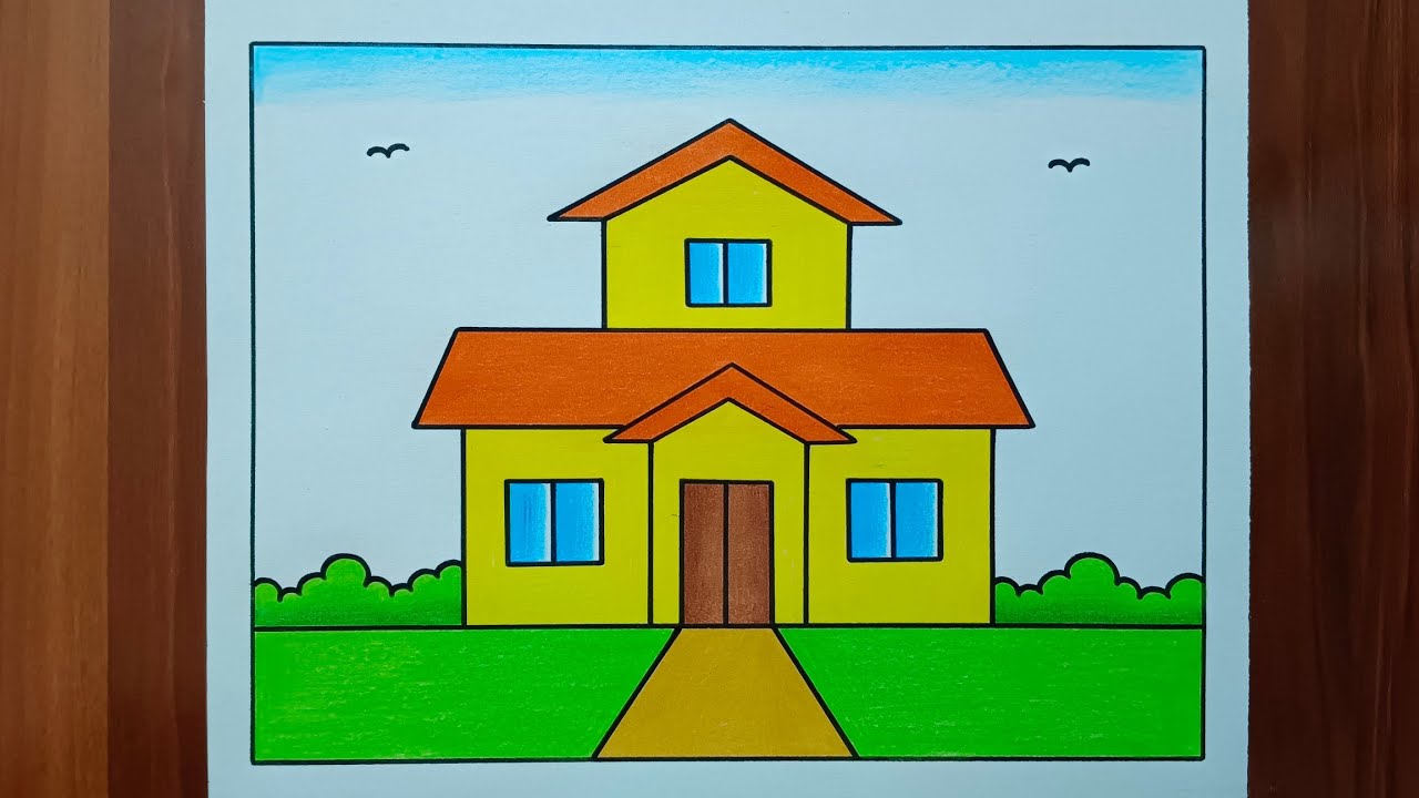 House Drawing / How to Draw a Simple House Step By Step Very Easy ...