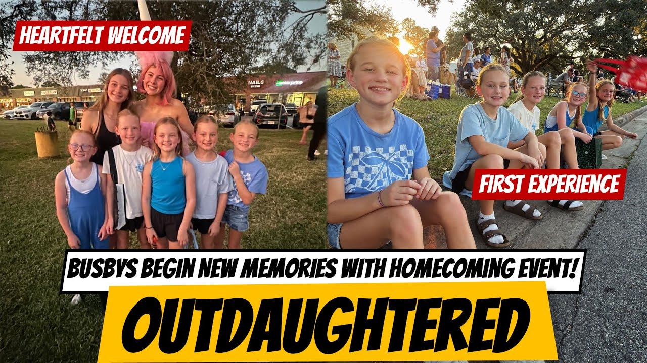 The Busby Quints Enjoy Their New City’s Homecoming Celebration for the ...