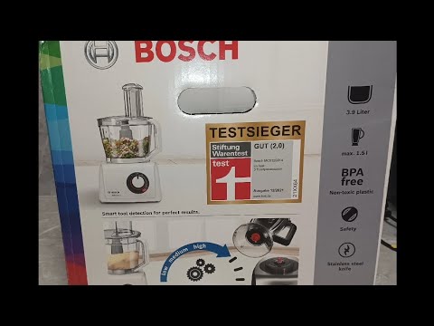 full video of unboxing my new Bosch multi talent 8 blender - YouTube