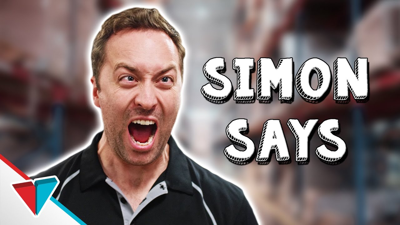 Team building with your boss - Simon Says - YouTube