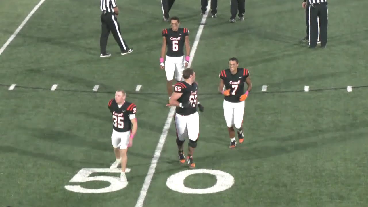 Varsity | Carroll Tigers Football vs. Creston Panthers - YouTube