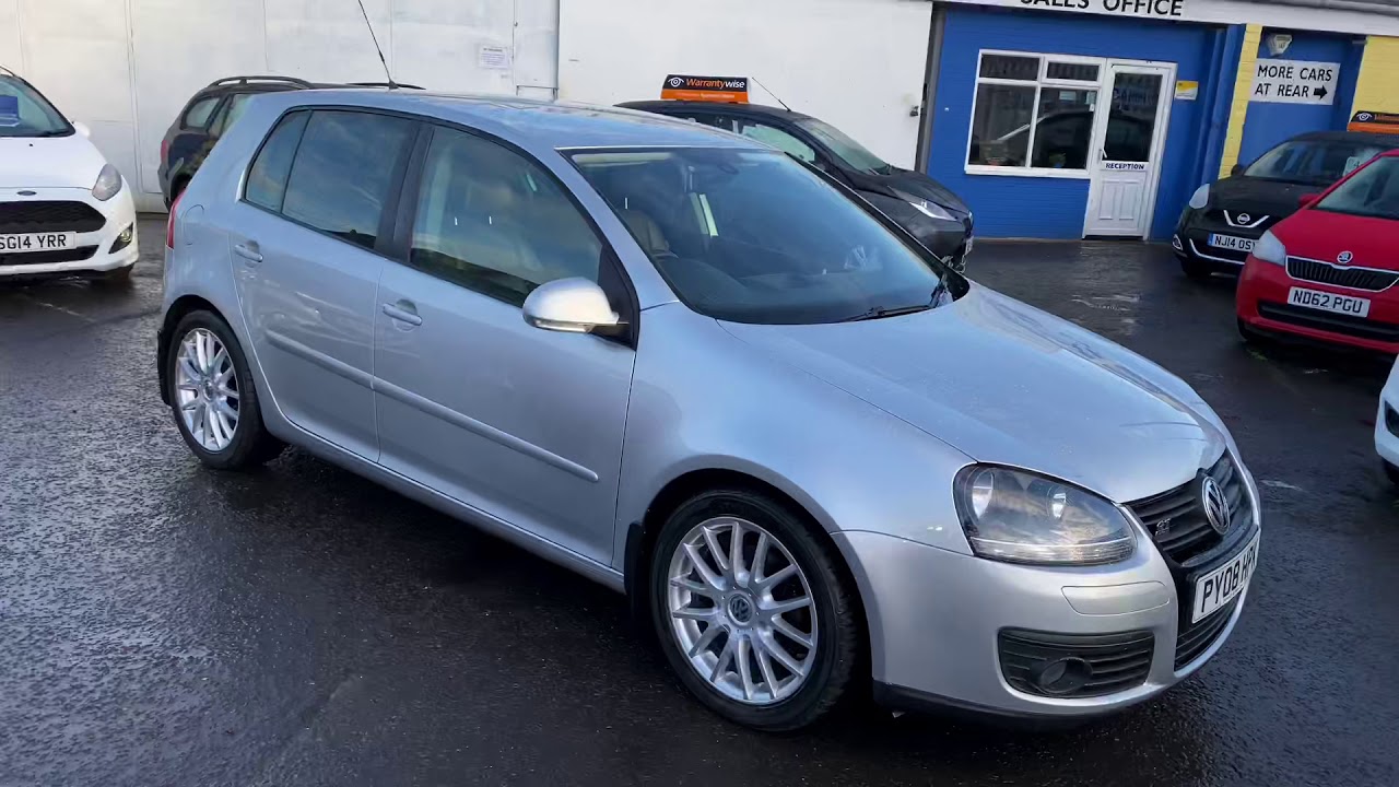 VOLKSWAGEN GOLF GT TDI 2008 08 LOW MILEAGE DIESEL - YouTube