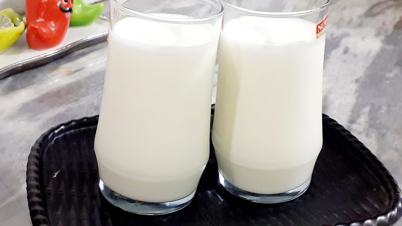 Punjabi lassi//sweet lassi//speciall laban//laban by saima anzar - YouTube