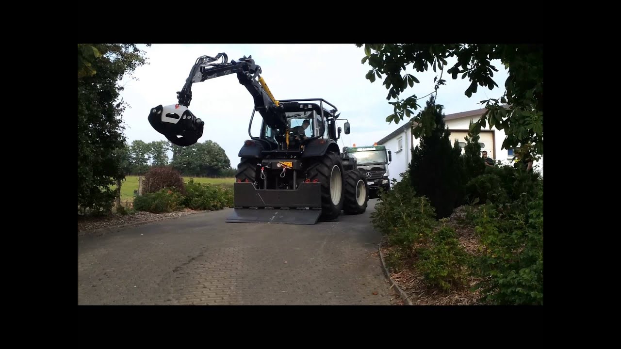 Valtra N143 HiTech Forst- Schlepper MHD - YouTube