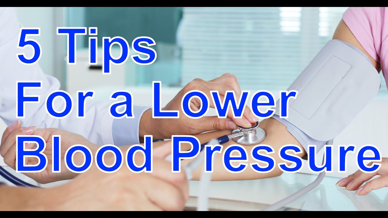 5 Tips for a Lower Blood Pressure. Control and lower your blood ...