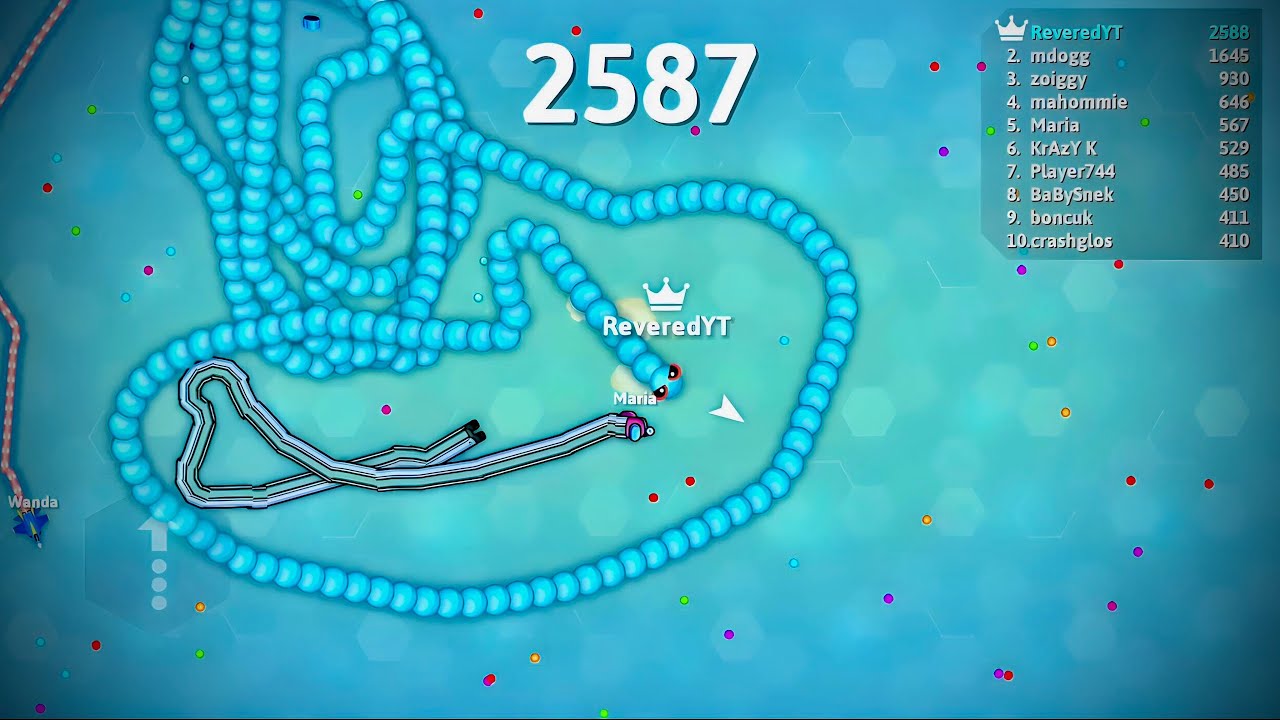 Snake.io Game | Slither.io Snake Blue Lector Vs Revered Gamer Epic # ...