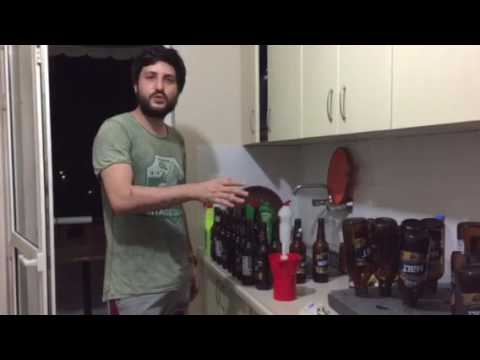 Bira yapımında kolay şişe temizleme yöntemi