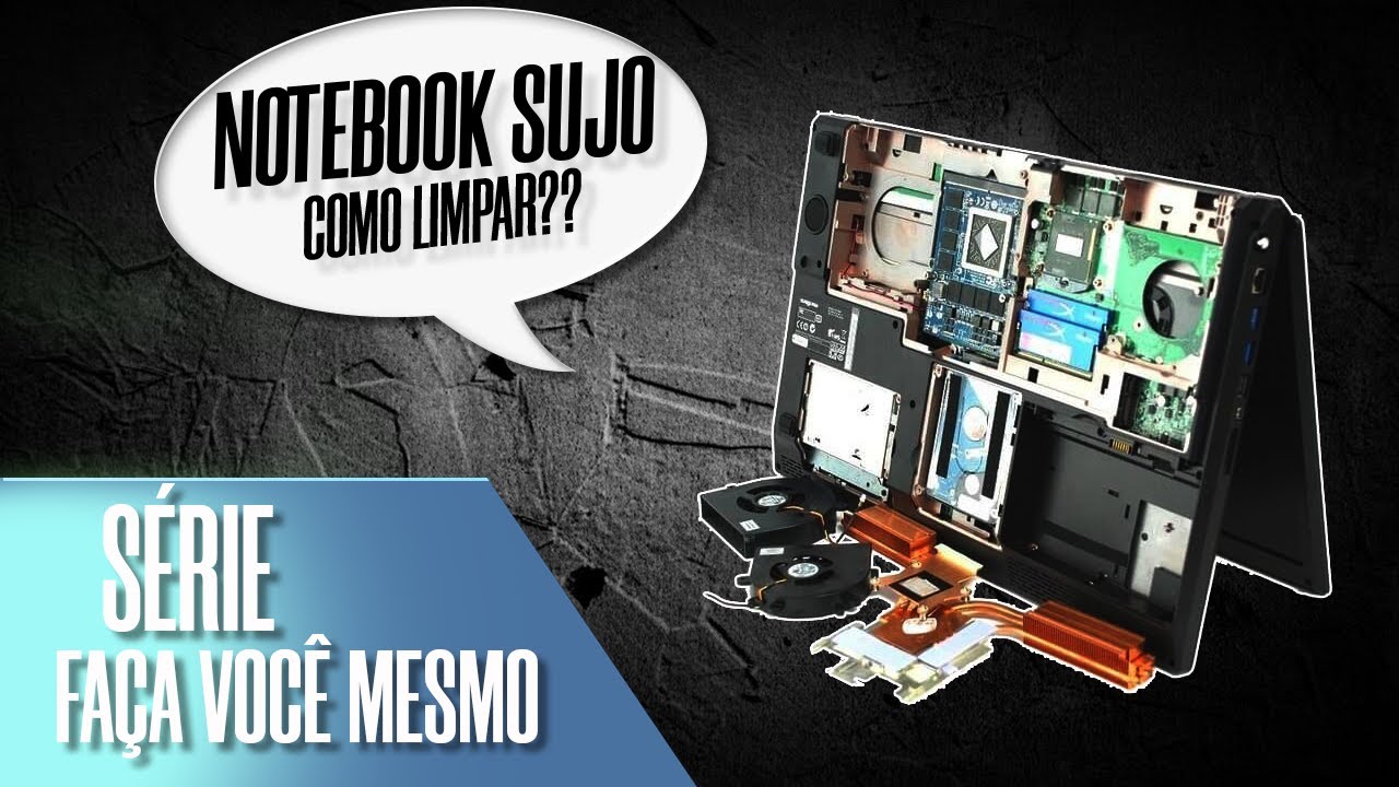 Como desmontando meu Notebook e Limpando - [Parte 1] - YouTube