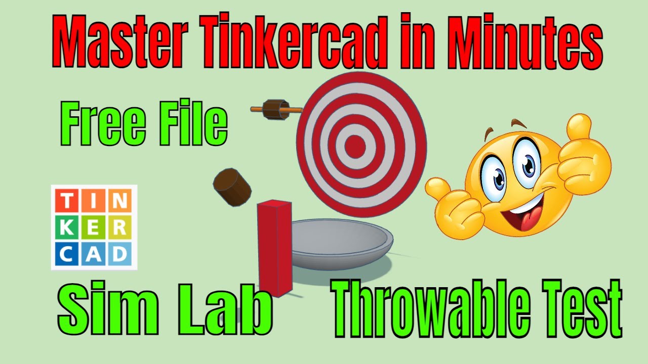 How to Test your Tinkercad Sim Lab Throwable Creations Free File! - YouTube