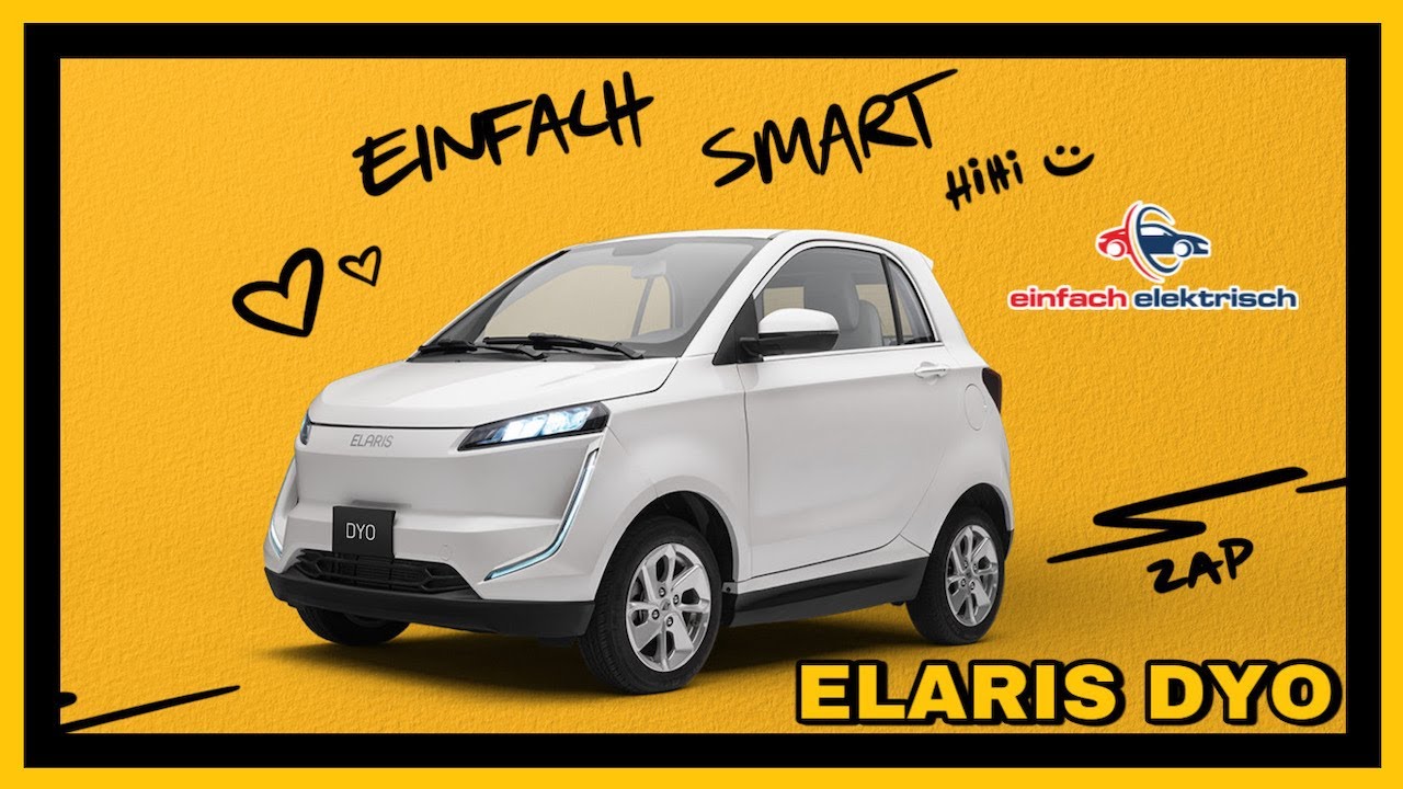 ⚡️2023 Elaris DYO 🔋 Elektro 2 Sitzer 🤔 Nachfolger für den Smart For Two ...