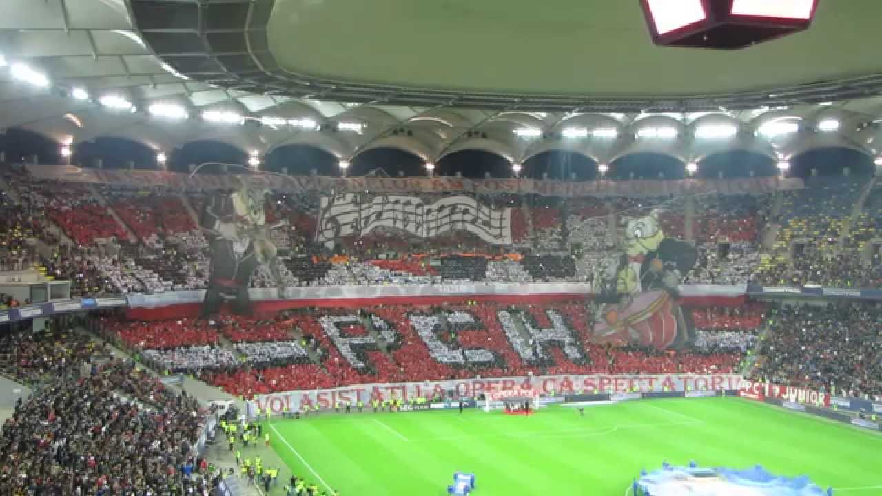 Coregrafie PCH (Filmare de la Tribuna 1) la Dinamo 1 - 1 Steaua (17 ...