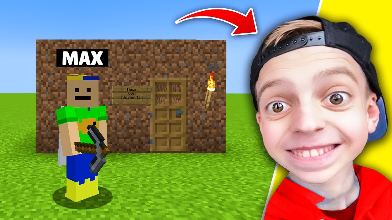 KLEINER MAX spielt 1. MAL ALLEINE MINECRAFT und DANN... 😲 - YouTube