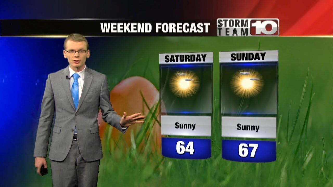 Saturday: Mostly sunny. High: 64° - YouTube
