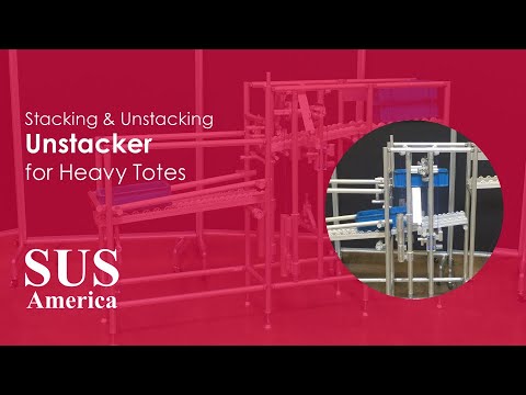 Unstacker for Heavy Totes - YouTube
