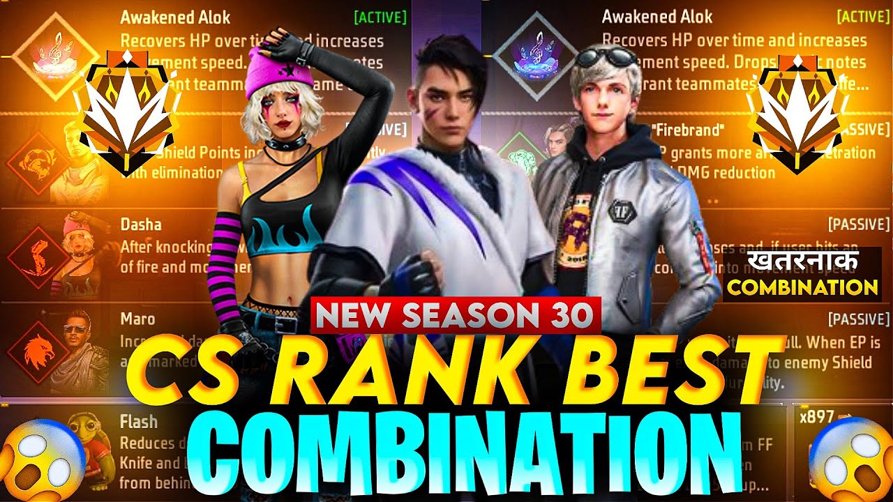 (NEW SEASON) BEST CHARACTER COMBINATION FOR CS RANK || CS RANK BEST ...
