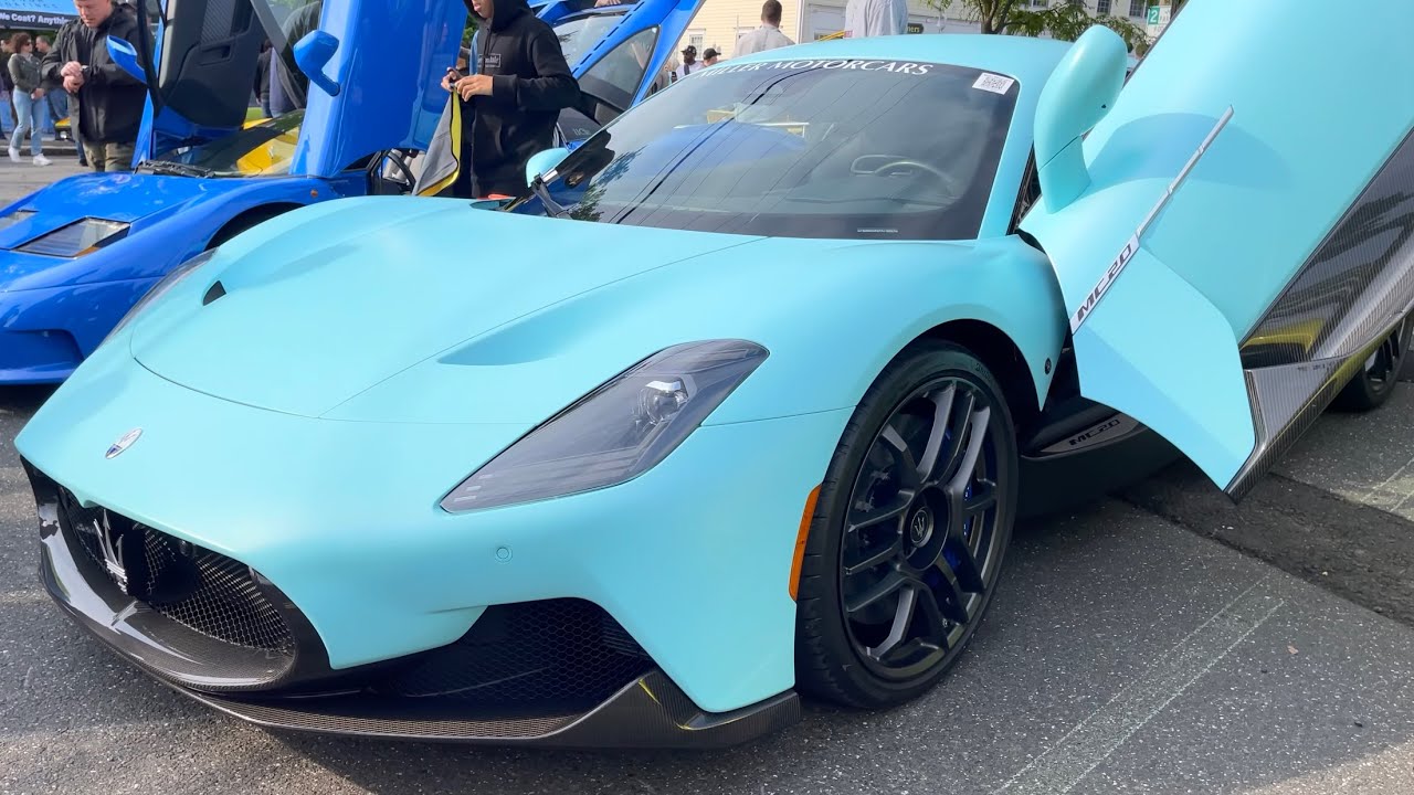 2023 Maserati MC20 Digital Mint Paint. - YouTube