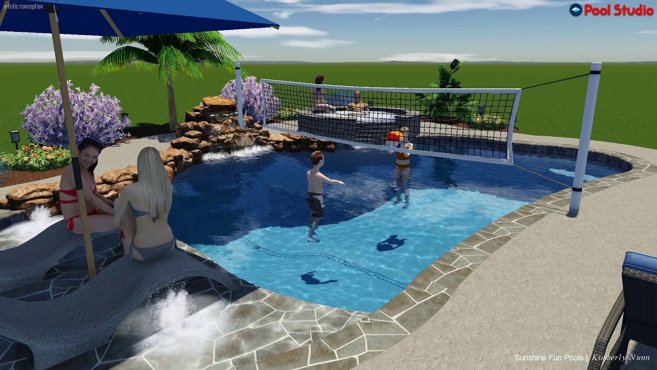 Pool Studio - 3D Swimming Pool Design Software - YouTube