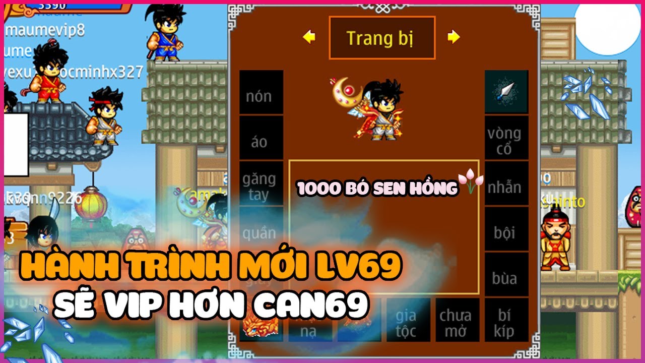 Hành trình cày nick Lv69 mới tại sv4 đánh bật Can69 | Ninja School ...