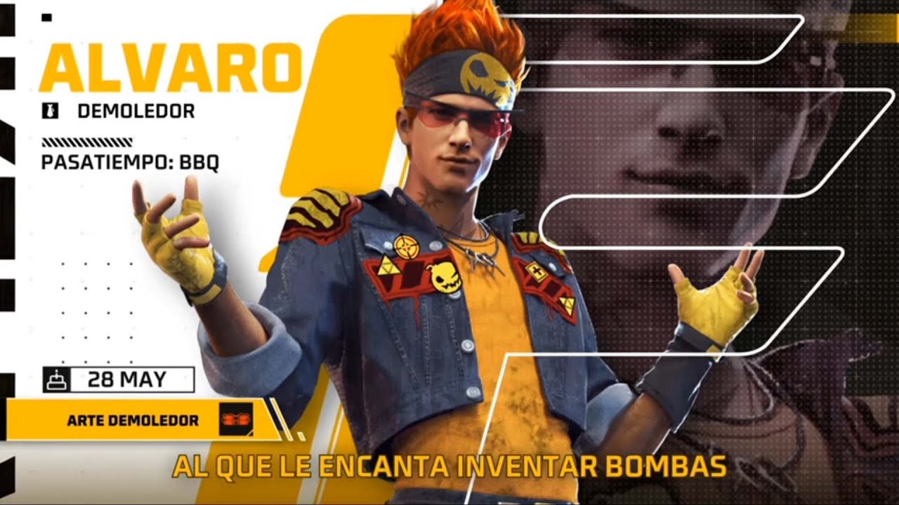 ALVARO / free fire / tutorial / habilidades / personaje nuevo / reels ...